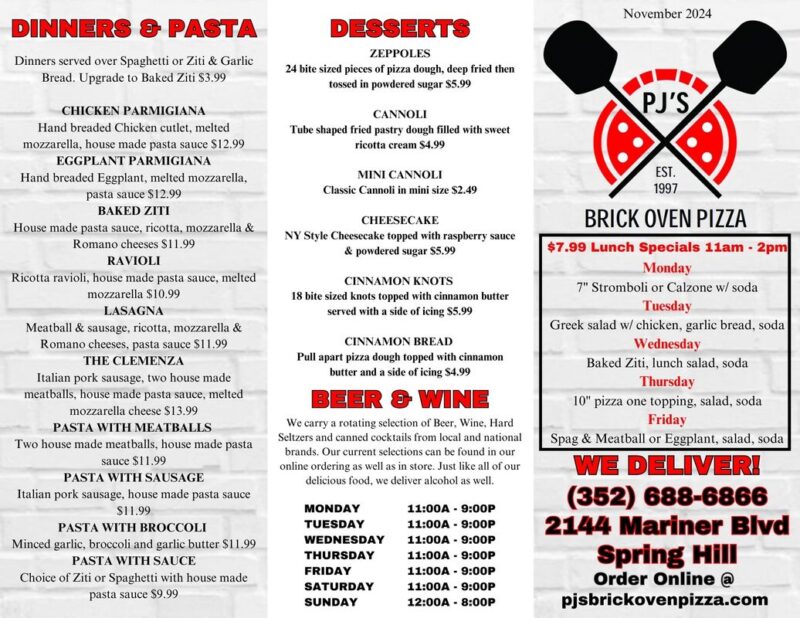 Pjs Menu Chi Tiết: Phân Tích Chuyên Sâu Thực Đơn Pizza Lò Gạch - Hà Nội Đẹp