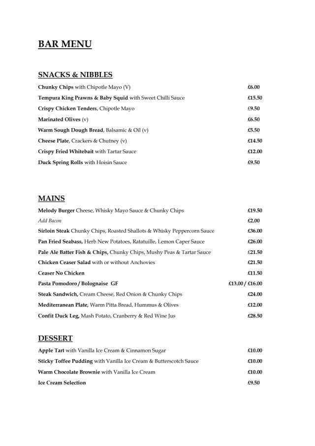 Melody Restaurant Menu: Phân Tích Thực Đơn Chi Tiết Và Chiến Lược Ẩm ...