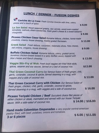 Picasso Cafe Menu: Đánh Giá Chi Tiết Thực Đơn Ẩm Thực New American Đầy ...