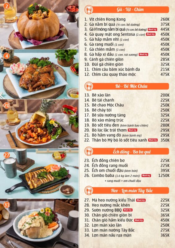 Menu Món Ăn Nhà Hàng 5 Sao: Nâng Tầm Trải Nghiệm Ẩm Thực Đỉnh Cao - Hà ...