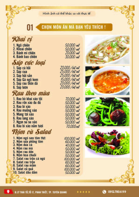 Sections Of A Restaurant Menu: Cấu Trúc Toàn Diện Cho Thực Đơn Hoàn Hảo ...