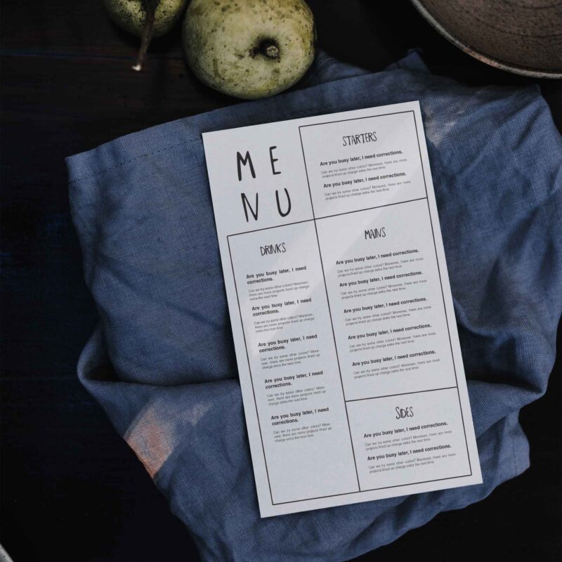Menu Restaurant Mockup: Giải Pháp Trực Quan Hóa Thực Đơn Chuyên Nghiệp ...