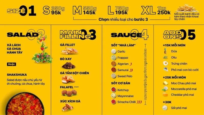 Menu Hey Pelo Và Hành Trình Khám Phá Tacos Kiểu Pháp Tuyệt Hảo - Hà Nội Đẹp